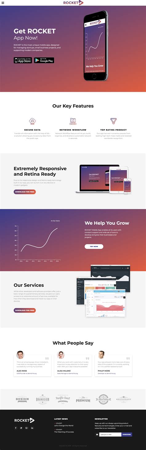 One Page Scroll Website Template