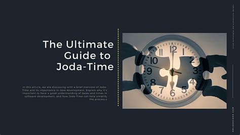 The Ultimate Guide To Using Joda Time In Java Installation And Comparison • Onloadcode