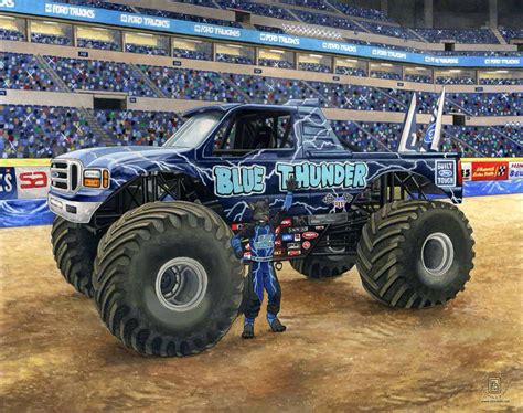 Monster Trucks Blue Thunder