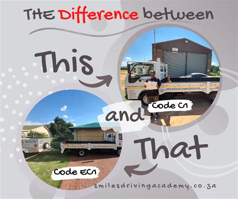 The Main Difference Between Code C1 And Code Ec1 Smiles Driving Academy