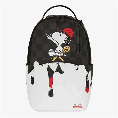 Sprayground Ranac Snoopy Painting Shark Dlxsv Backpack Buzz Online Shop