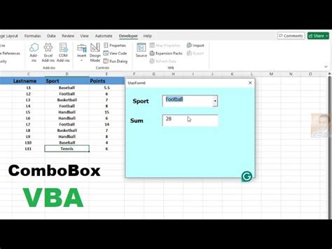 Using Rowsource Property To Fill Combobox In Excel Vba Dependent