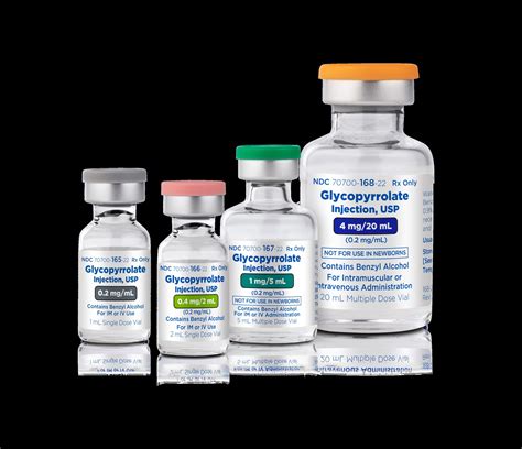 Glycopyrrolate Injection Usp 02mgml 25 X 1ml Sdv Merit Pharmaceutical