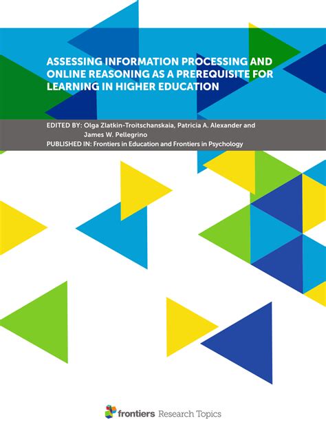 Pdf Assessing Information Processing And Online Reasoning Book Pdf Assessing Information Processing And Online Reasoning Book