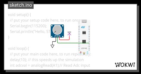 Wokwi Online ESP STM Arduino Simulator