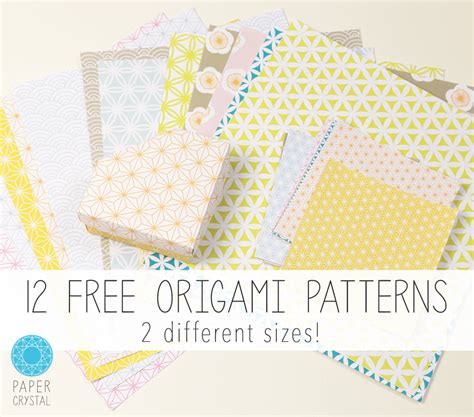 12 Free Printable Origami Papers Worksheets Library