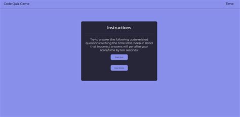 GitHub Frank Colorado Code Quiz Game