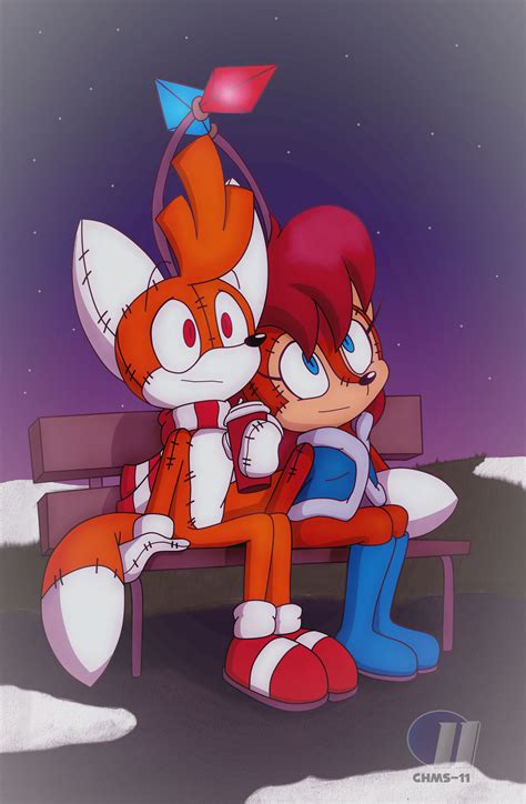 Tailsdoll And Sallydoll Sharing A Coffee Moment By Chms 11 On Deviantart