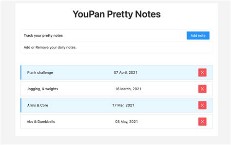 Github Caprica Sixreact Pretty Note A Simple Note Taking App Made