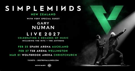 Simple Minds Nz Arena Tour Muzicnz