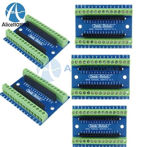 5pcs Terminal Adapter Board For The Arduino Nano V3 0 Avr Atmega328p Au Module Ebay