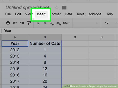 How To Create A Graph Using A Spreadsheet With Pictures