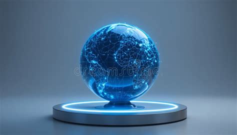 Global Network A Futuristic Vision Of Interconnectivity Stock Image