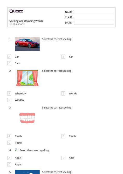 50 Decoding Words Worksheets On Quizizz Free And Printable
