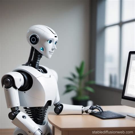 Mistral Ai A Robot Excel Data Analyst Stable Diffusion Online