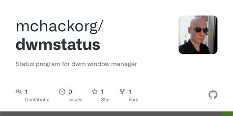 Github Mchackorgdwmstatus Status Program For Dwm Window Manager
