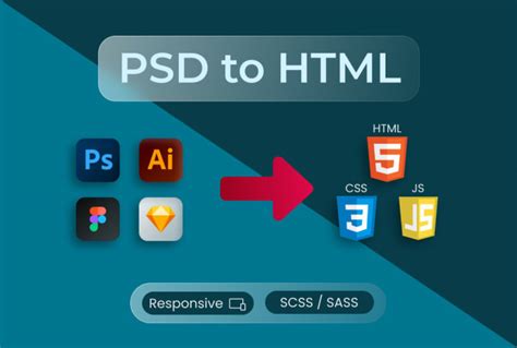 Convert Psd Files To A Responsive Html Css Javascript By Andrewwafek0 Fiverr