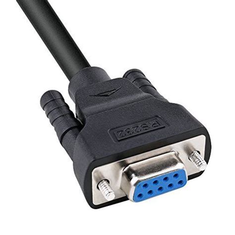 Db9 Rs232 Serial Cable Male To Female Extension Null Modem Cord Cross Tx Rx L Ebay