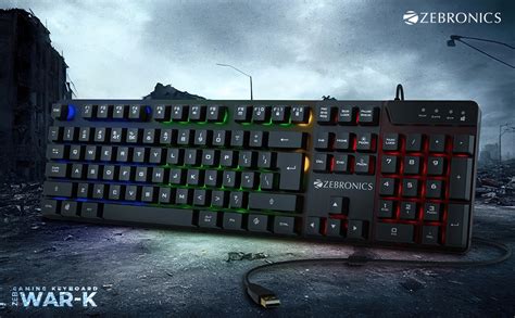 Zebronics War K Gaming Keyboard With 104 Keys