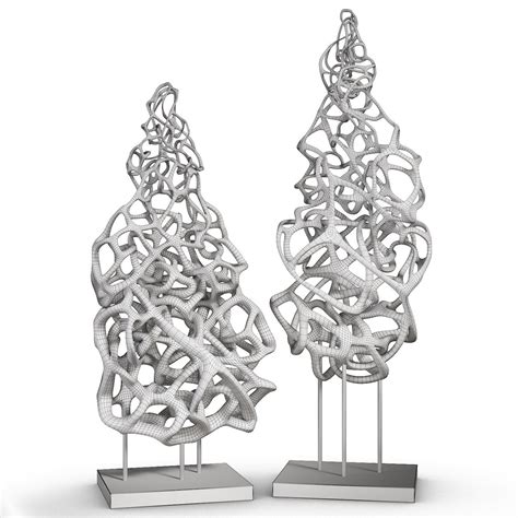 Parametric Bionic Form Sculpture 3d Model Cgtrader
