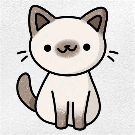 Easy To Draw Cute Cats