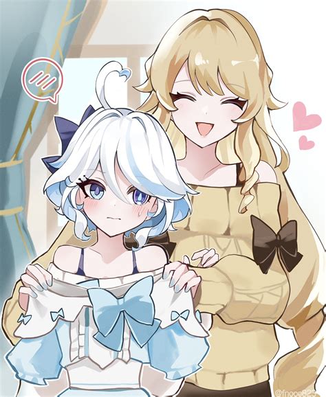 Furina And Navia Genshin Impact Drawn By Chaenaexmd3552 Danbooru