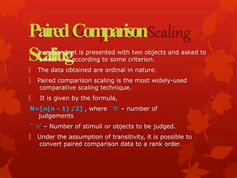 Scaling And Measurement Classification And Types Ppt