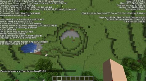 Naturally Generating Perfect Circle Rminecraft