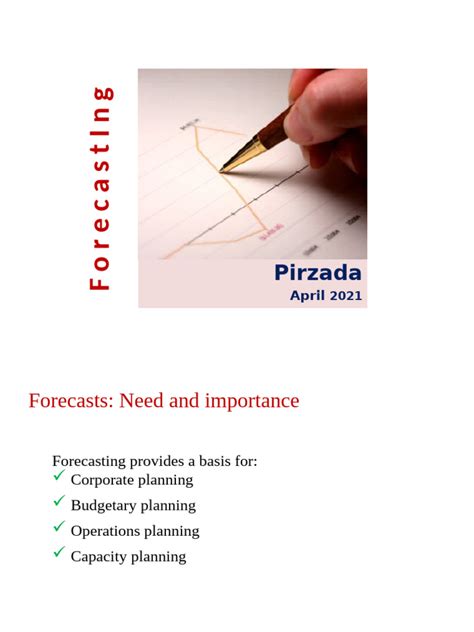 Forecasting Pdf Forecasting Regression Analysis