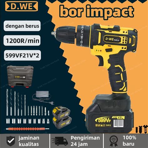 Jual D•we1200rmin Bor Elektrik Mesin Bor Baterai Bor Cordless Bor Listrik Bor Listrikmesin