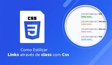 Como Estilizar Links Através De Class Com Css Códigos Css