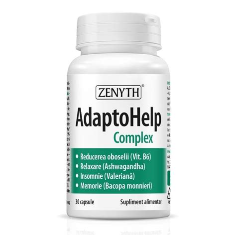 Adaptohelp Complex 30 Capsule Zenyth Farmacia Tei Online Bacopa