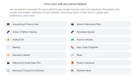 How To Turn Off Targeted Ads Using Google S New Ad Personalization Settings
