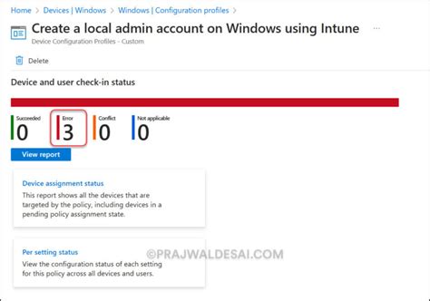Create A Local Admin Account Using Intune