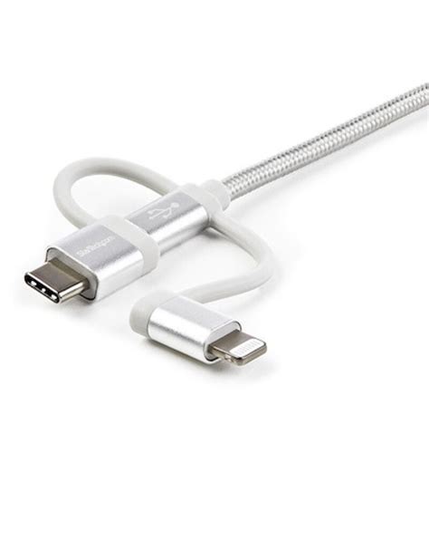 Startech Lightning Usb C To Micro Usb To Usb Cable M Th Man Technology