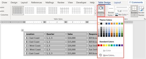 How To Adjust Cell Spacing For A Table In Microsoft Word