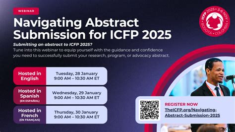 webinars navigating abstract submission for icfp 2025 icfp
