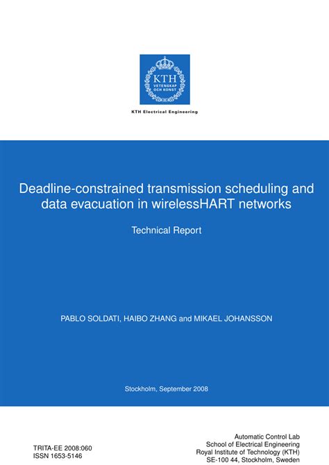 pdf deadline constrained transmission scheduling and data evacuation