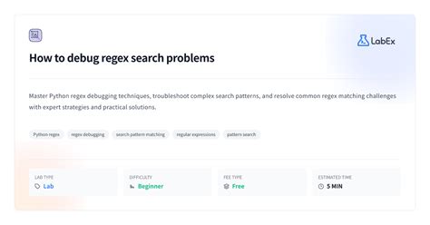 How To Debug Regex Search Problems Labex