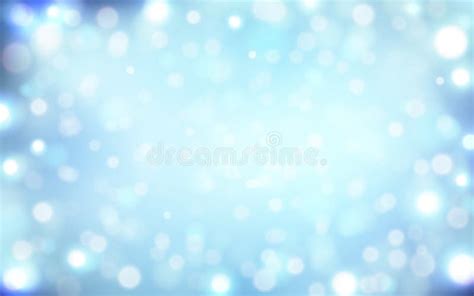 Sky Blue Bokeh Soft Light Abstract Background Vector Eps 10 Illustration Bokeh Particles Stock