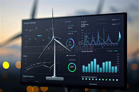A Sophisticated Wind Turbine Data Analytics Dashboard Displaying