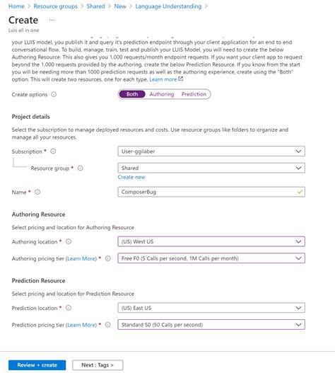 Composer Should Support Setting The Luis App Region In Addition To The
