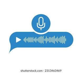 Voice Message Bubble Icon Features Sound Stock Vector Royalty Free 2313463469 Shutterstock