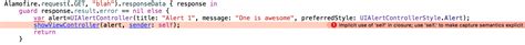 Swift Present UIAlertController In Closure Stack Overflow