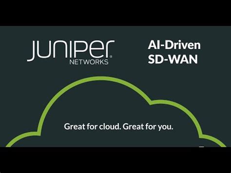 AI Driven SD WAN For Cloud Networking HPE Juniper Networking US