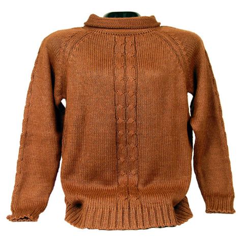 Cableknit Turtleneck Womens Sweater Incazteca