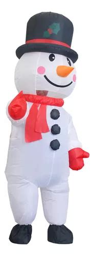 El Traje A Batería Con Forma De Muñeco De Nieve Hinchable I Meses sin interés