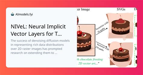 Nivel Neural Implicit Vector Layers For Text To Vector Generation Ai