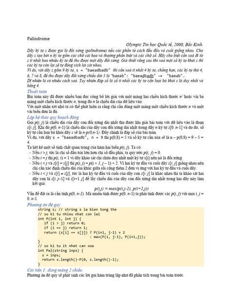 palindrome pdf