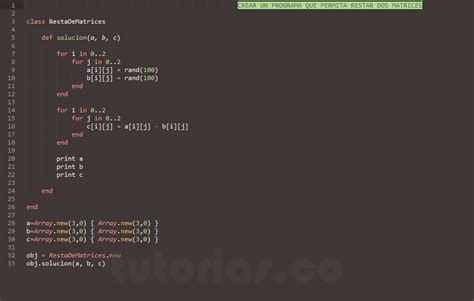 Poo Arrays Ruby Resta De Matrices